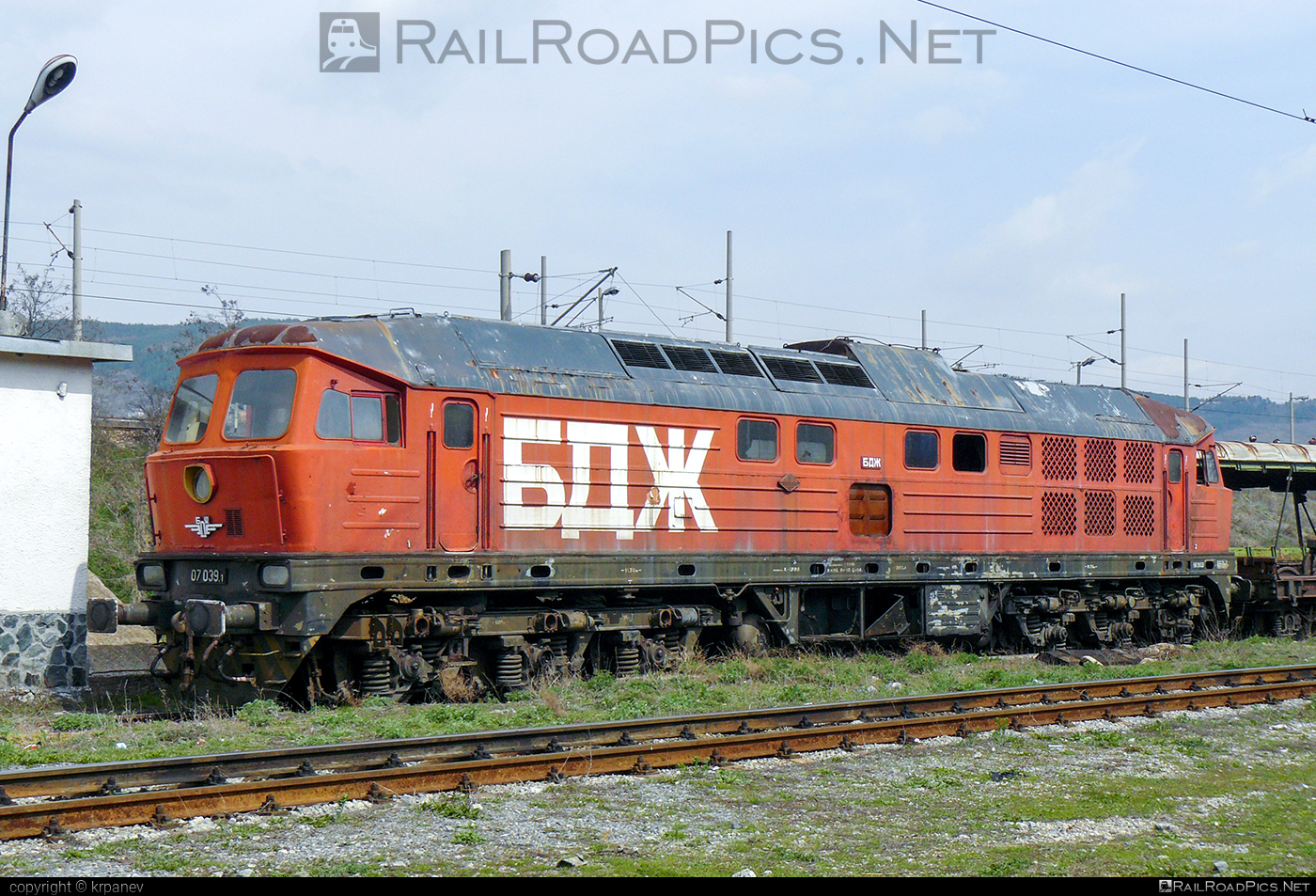 07 039.1 - Lugansk TE109 operated by Chemin de fer de l'Etat bulgare ...