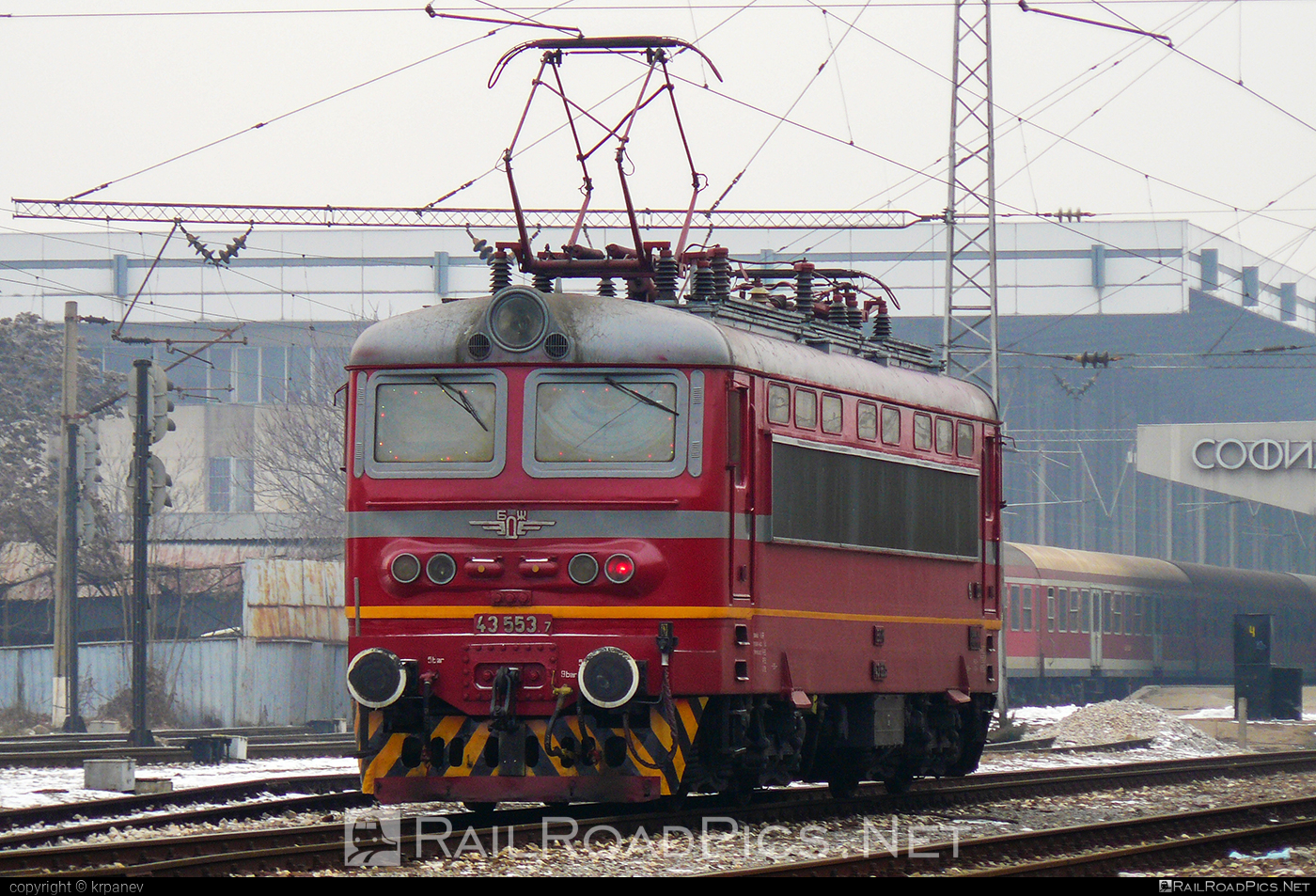 43 553.7 - Škoda 64E operated by Chemin de fer de l'Etat bulgare ...