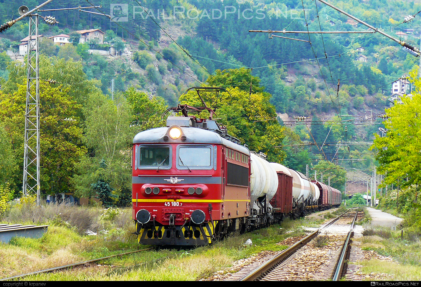 45 180.7 - Škoda 68E operated by Chemin de fer de l'Etat bulgare ...