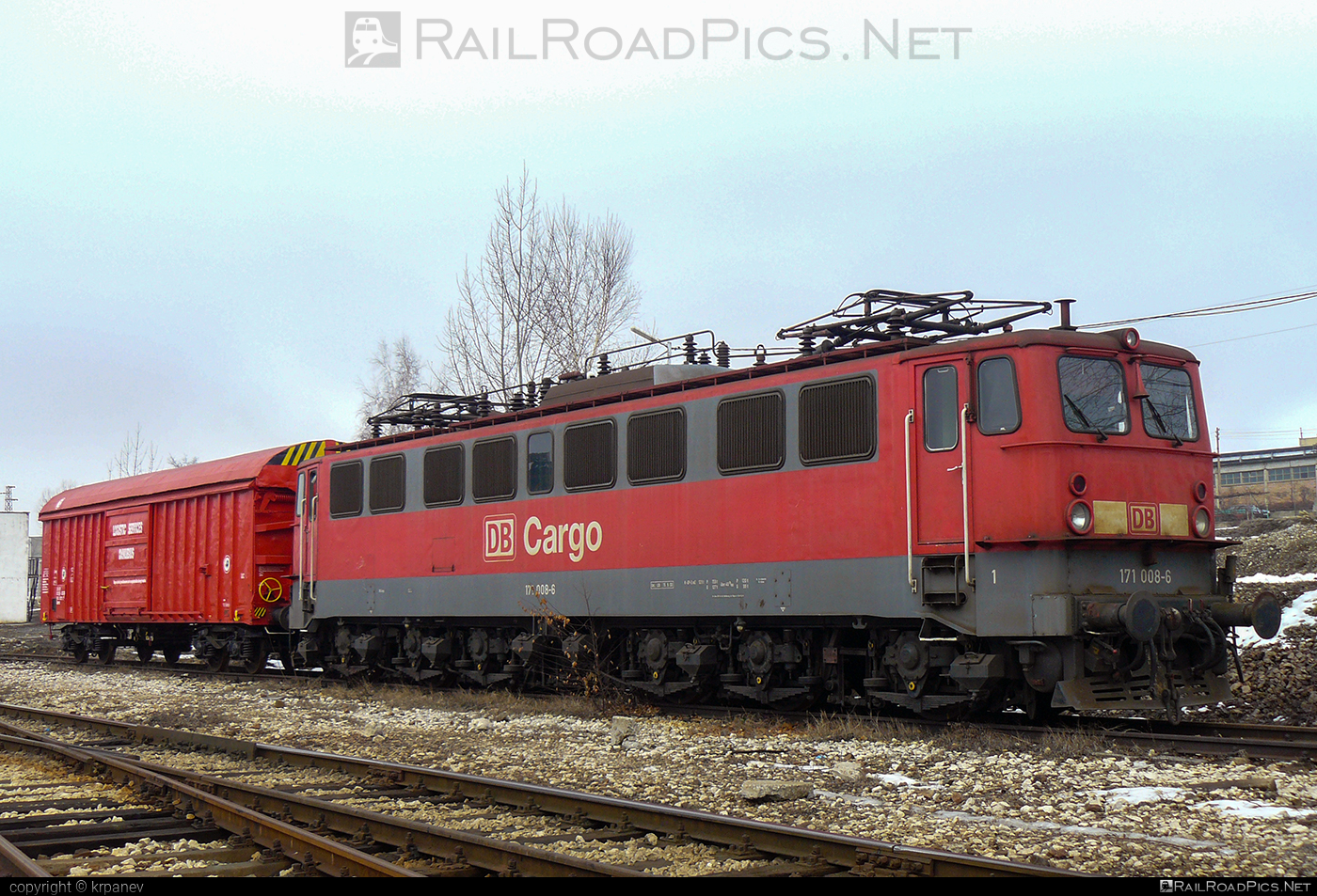 171 008-6 - DR Class E 251 operated by DB Schenker Rail Bulgaria - # ...