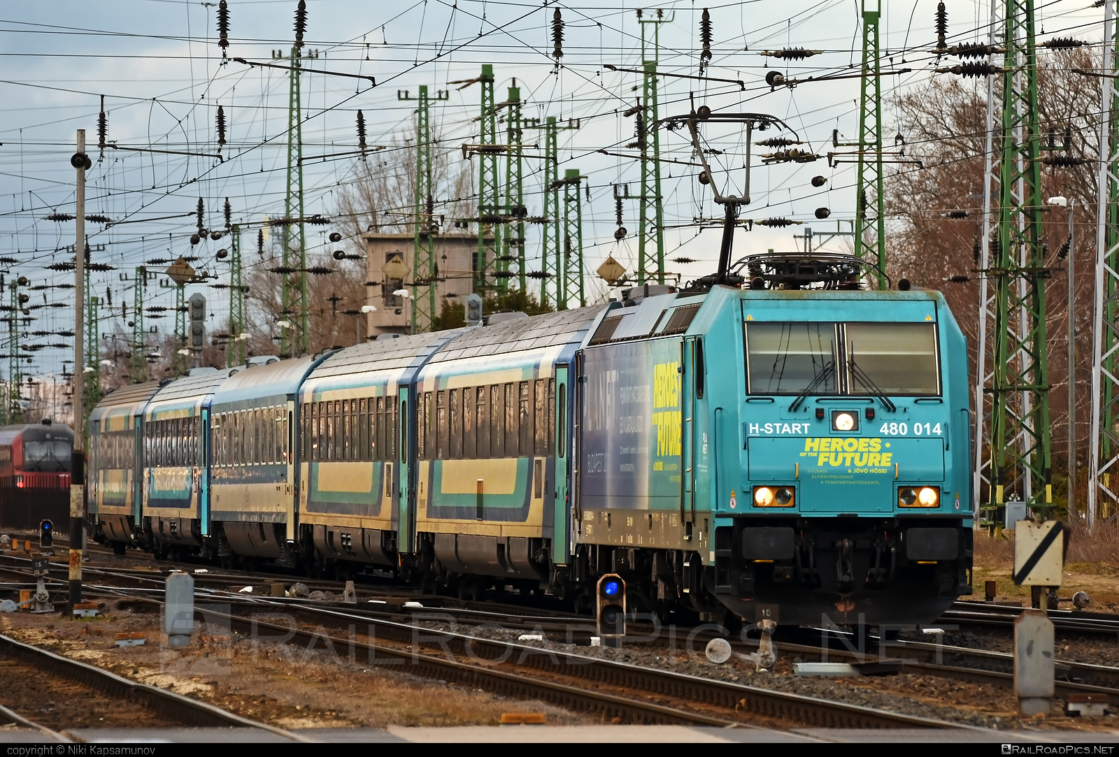 Bombardier TRAXX P160 AC2 - 480 014 operated by MÁV-START ZRt. taken by ...