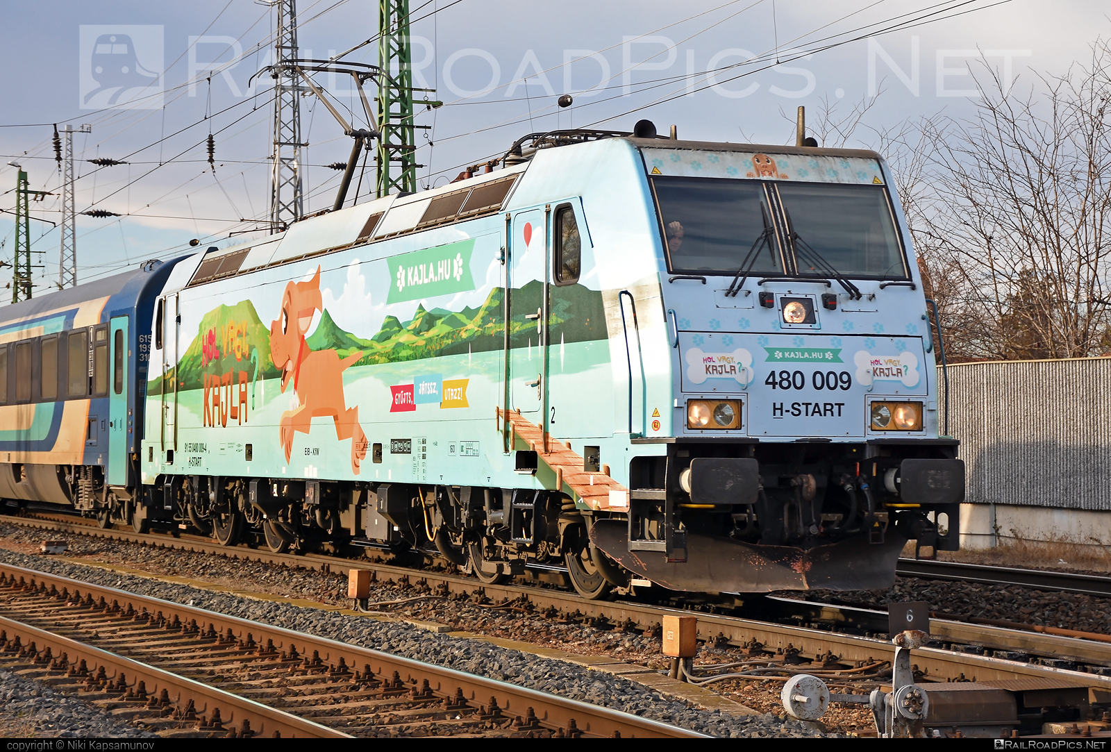 Bombardier TRAXX P160 AC2 - 480 009 operated by MÁV-START ZRt. taken by ...