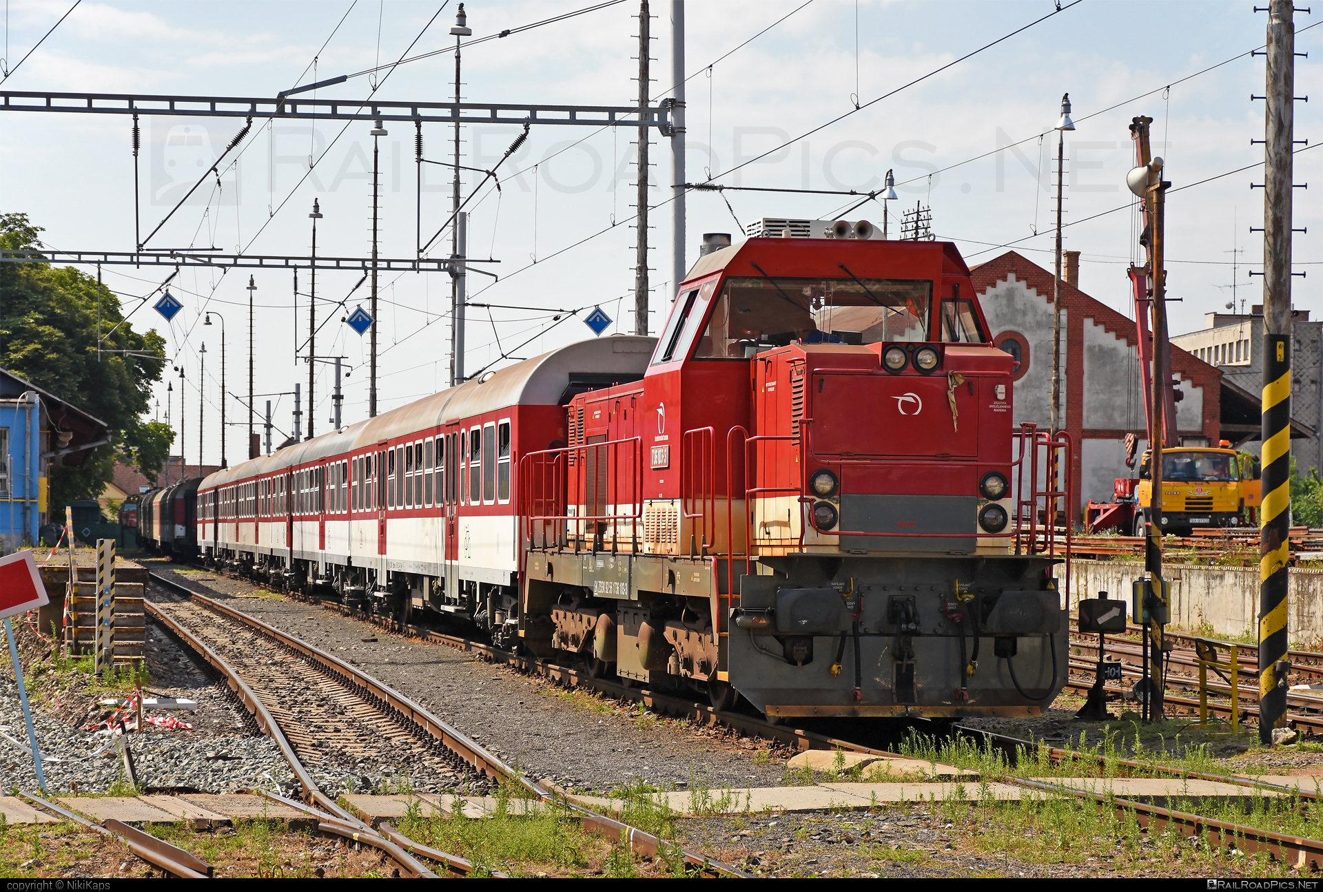 736 103-3 - ŽOS Zvolen Class 736 operated by Železničná Spoločnost ...