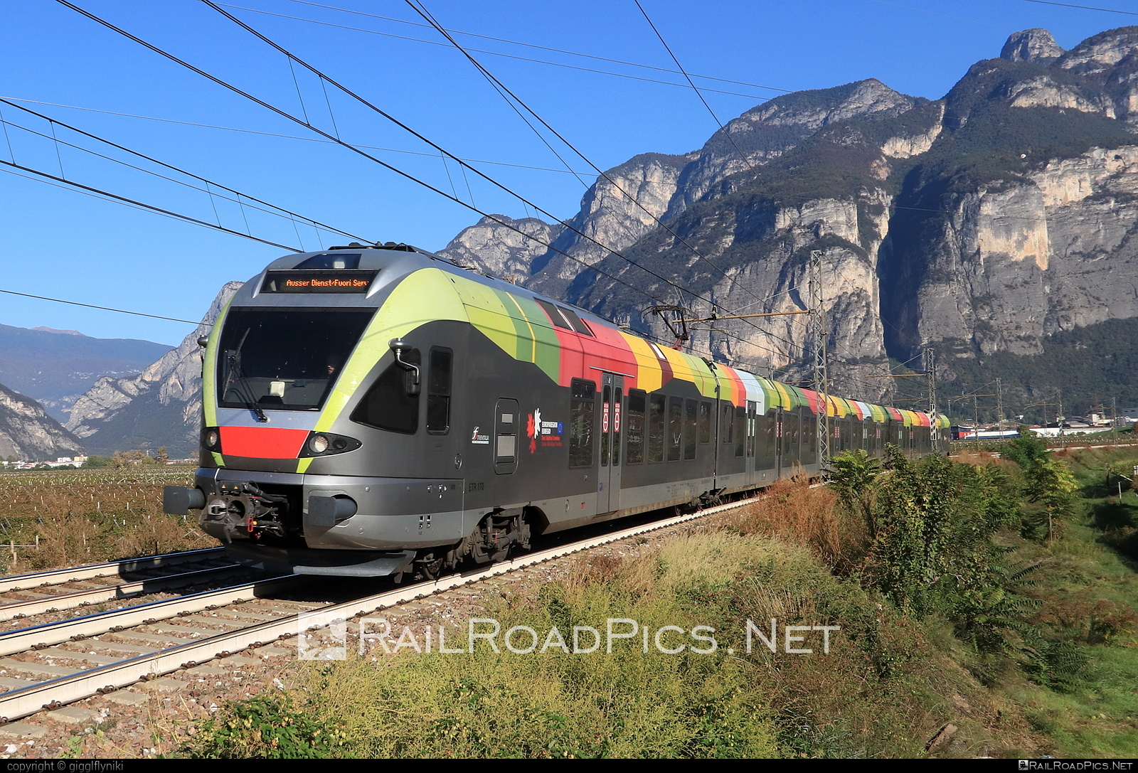 Stadler FLIRT - 170 143 operated by SAD S.p.A. taken by gigglflyniki ...