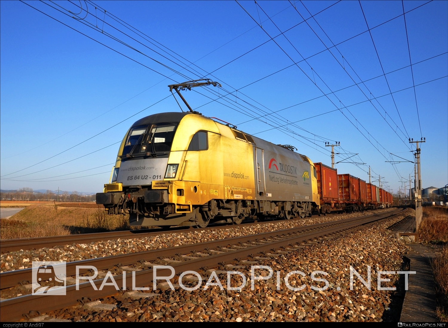Siemens ES 64 U2 - 182 511-6 operated by TXLogistik taken by Andi97 ...
