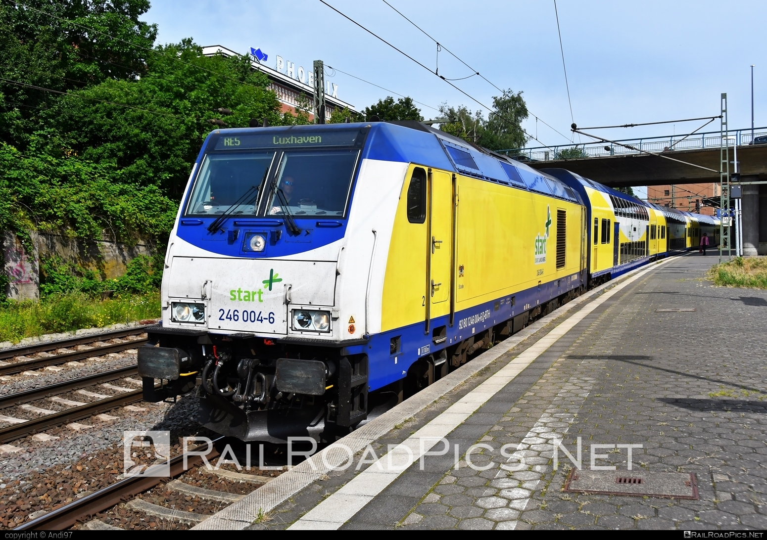 Bombardier TRAXX P160 DE - 246 004-6 operated by Regionalverkehre Start ...