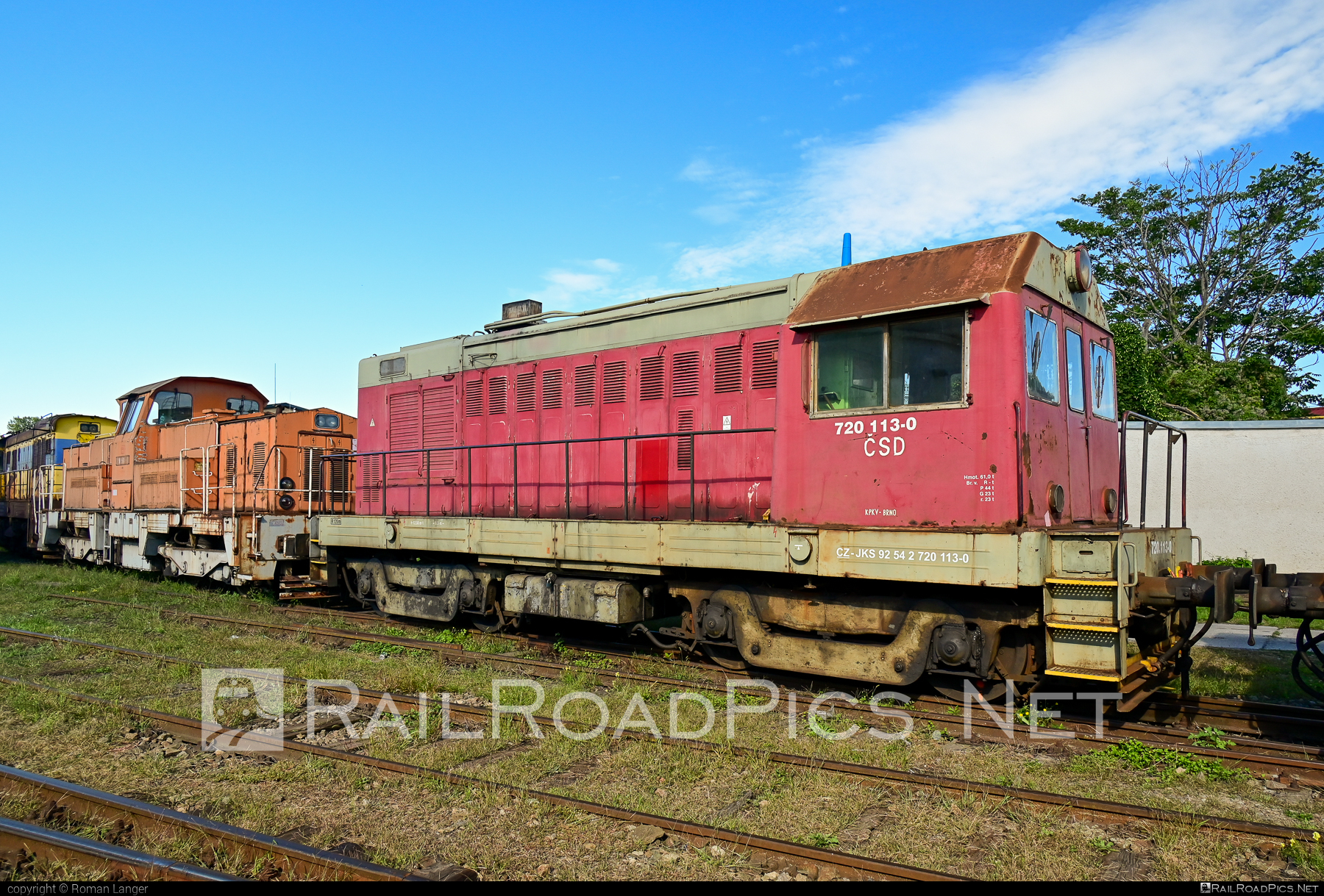 720 113-0 - ČKD T 435.0 (720) operated by Ing. Jiři Kotas - #ckd, # ...