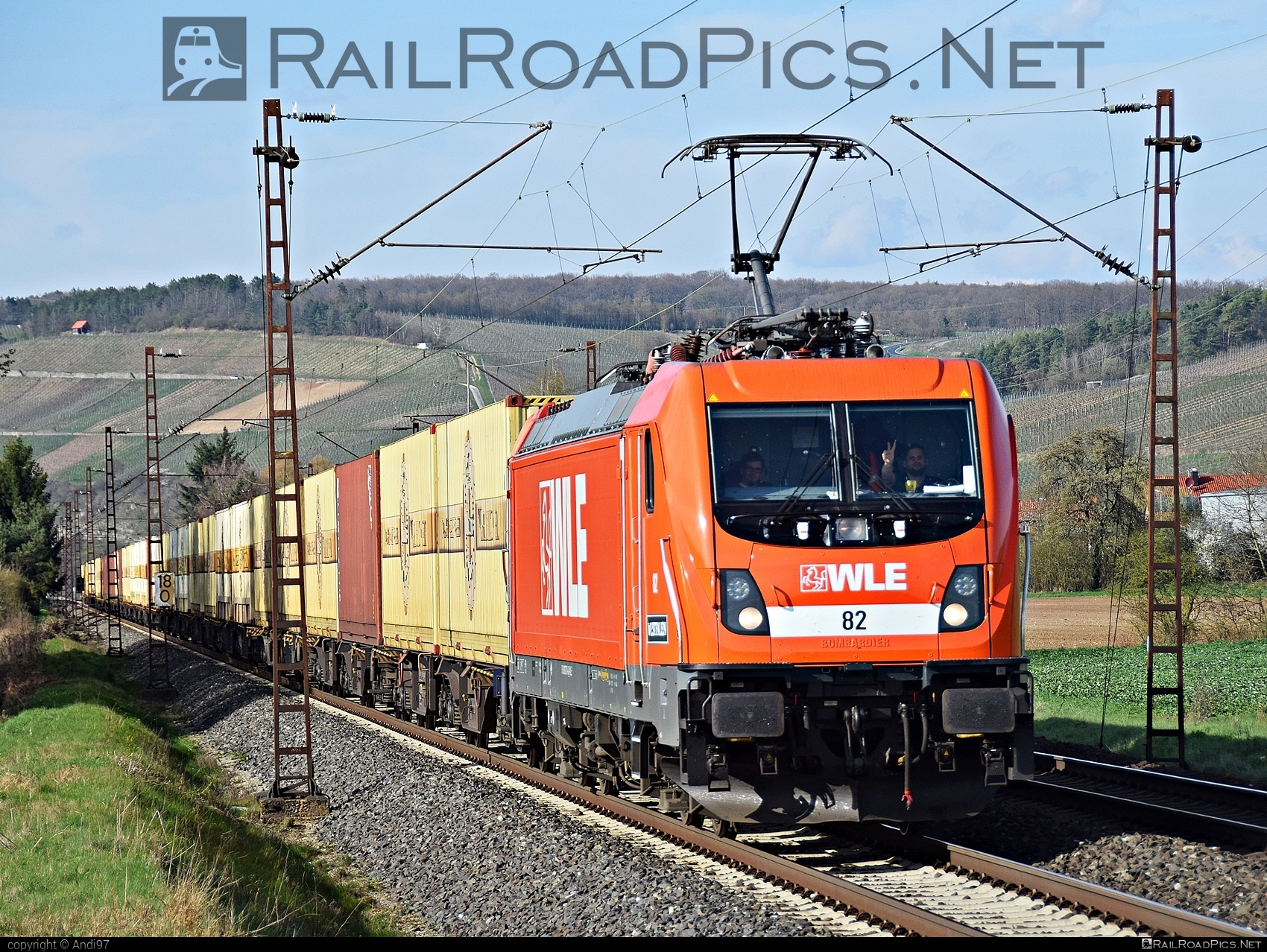 Bombardier TRAXX F160 AC3 - 187 010 operated by Westfälische ...