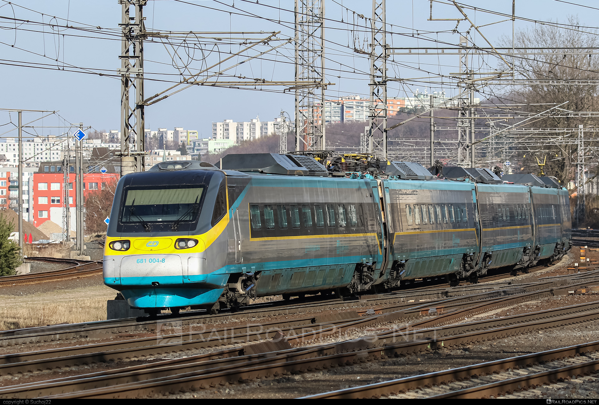 681 004-8 - Alstom ČD Class 680 Pendolino operated by České dráhy, a.s ...