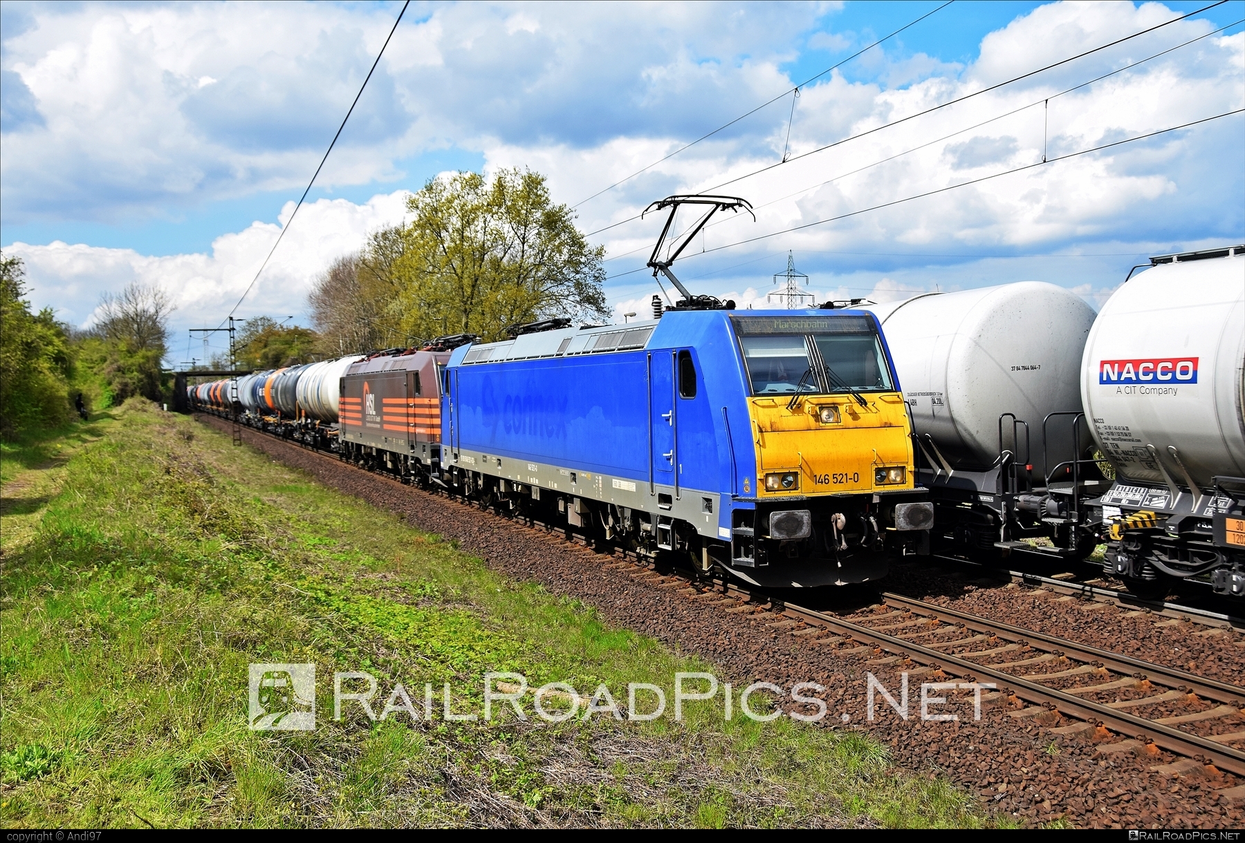 Bombardier TRAXX P160 AC2 - 146 521-0 operated by HSL Logistik GmbH ...