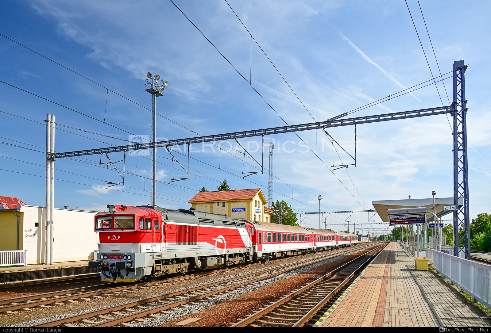 ŽOS Zvolen Class 757 - 757 015-3 operated by Železničná Spoločnost ...