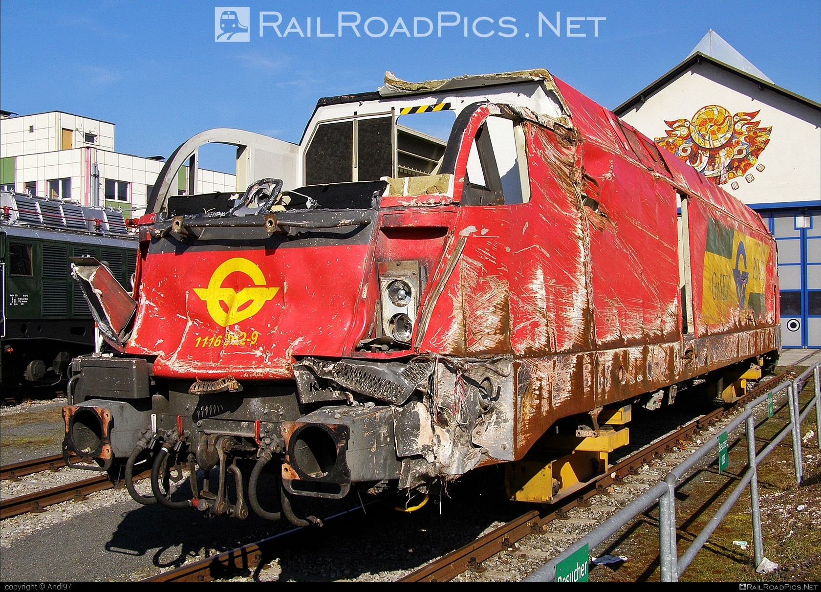 Siemens ES 64 U2 - 1116 062-9 operated by GYSEV - Györ-Sopron-Ebenfurti ...