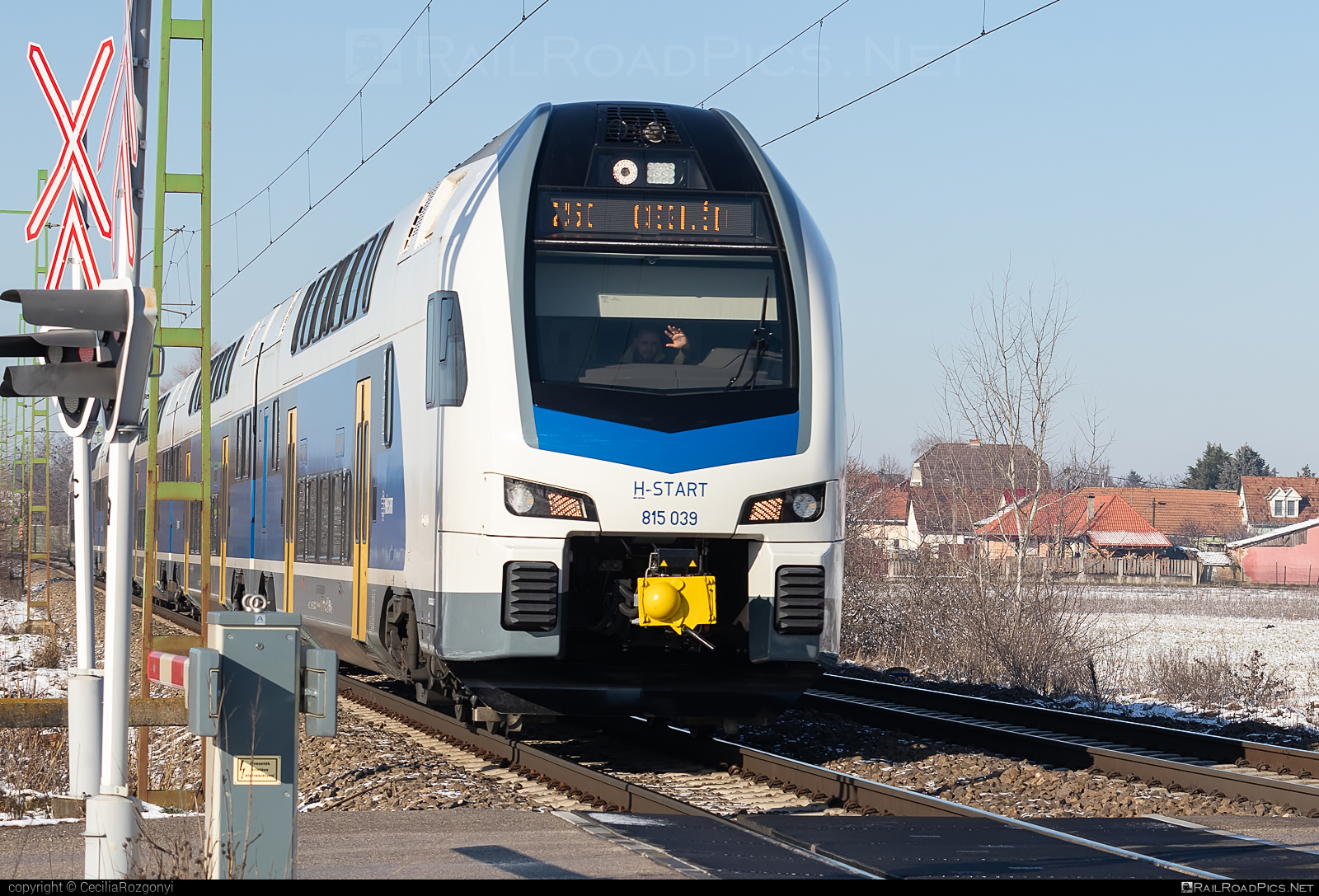 Stadler KISS - 815 039 operated by MÁV-START ZRt. taken by ...